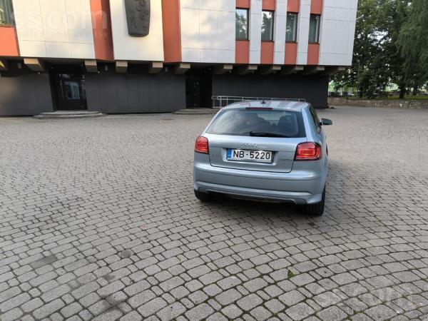 Blue Audi A3 2003 in Daugavpils, with an engine capacity of 1.90 L and mileage of 260 thousand km for 1800 €, photo 3 on AUTOMOTO.COM.LV