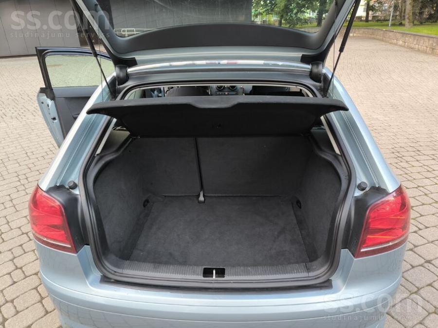 Blue Audi A3 2003 in Daugavpils, with an engine capacity of 1.90 L and mileage of 260 thousand km for 1800 €, photo 7 on AUTOMOTO.COM.LV
