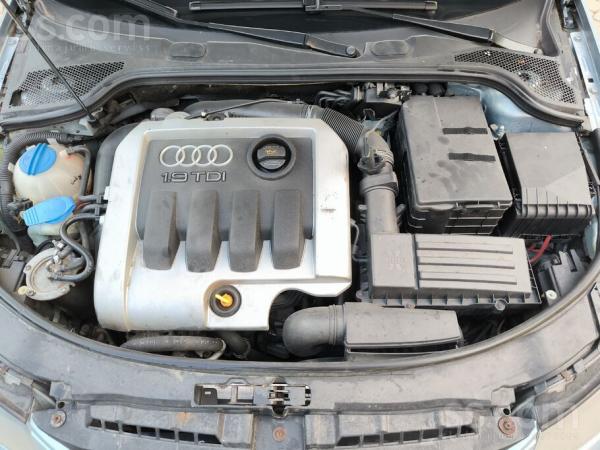 Blue Audi A3 2003 in Daugavpils, with an engine capacity of 1.90 L and mileage of 260 thousand km for 1800 €, photo 9 on AUTOMOTO.COM.LV
