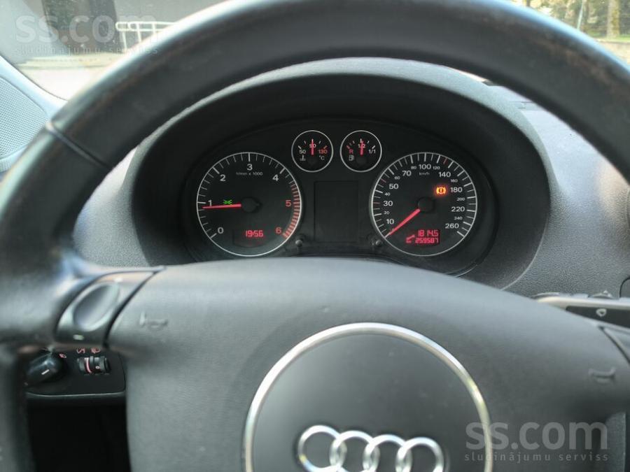 Blue Audi A3 2003 in Daugavpils, with an engine capacity of 1.90 L and mileage of 260 thousand km for 1800 €, photo 18 on AUTOMOTO.COM.LV