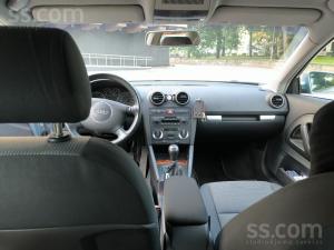 Blue Audi A3 2003 in Daugavpils, with an engine capacity of 1.90 L and mileage of 260 thousand km for 1800 €, photo 21 on AUTOMOTO.COM.LV