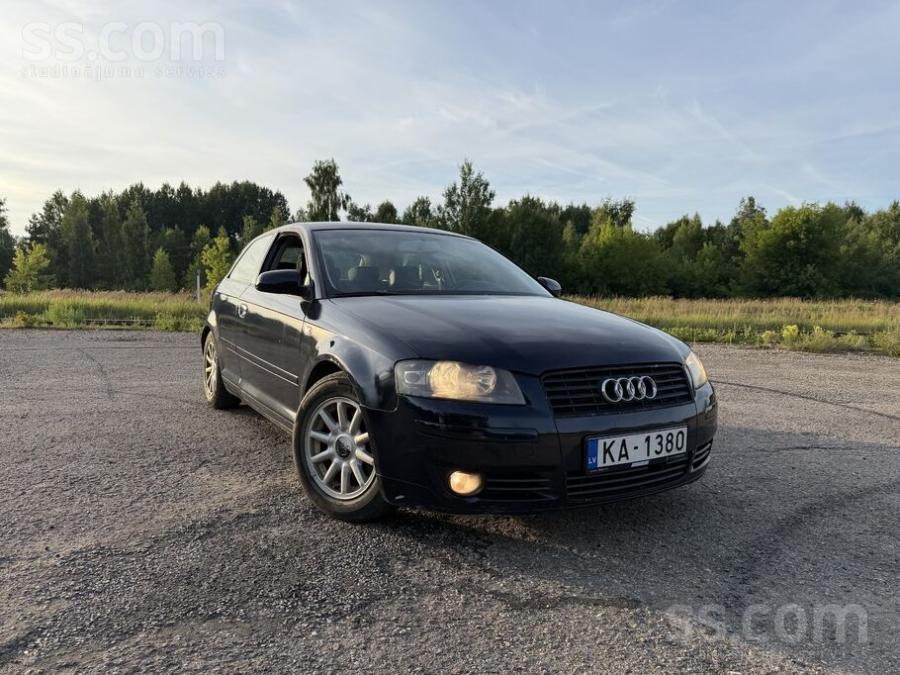 Blue Audi A3 2003 in Saldus, with an engine capacity of 2.00 L and mileage of 497 thousand km for 1500 €, photo 1 on AUTOMOTO.COM.LV