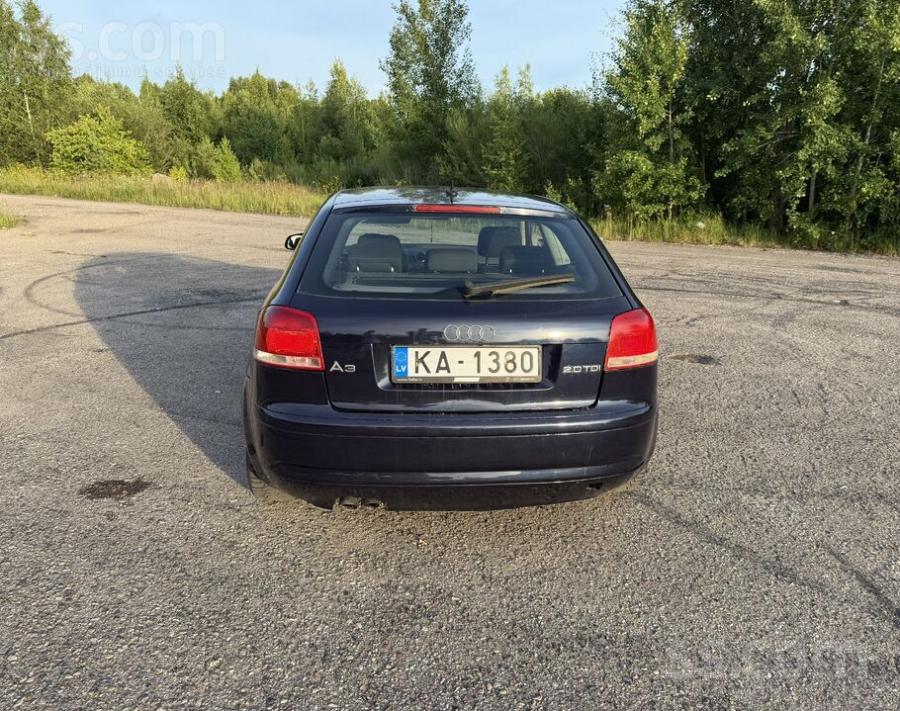 Blue Audi A3 2003 in Saldus, with an engine capacity of 2.00 L and mileage of 497 thousand km for 1500 €, photo 7 on AUTOMOTO.COM.LV