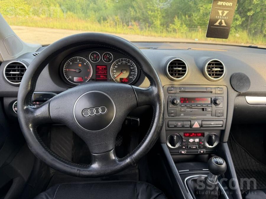 Blue Audi A3 2003 in Saldus, with an engine capacity of 2.00 L and mileage of 497 thousand km for 1500 €, photo 13 on AUTOMOTO.COM.LV