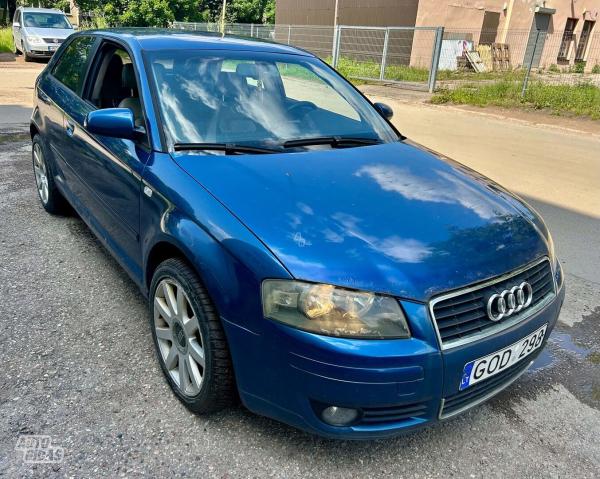 Blue Audi A3 2003 in Sirvintos, with an engine capacity of 2.00 L and mileage of 270 thousand km for 700 €, photo 2 on AUTOMOTO.COM.LV