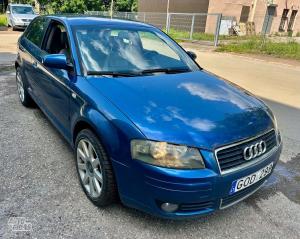 Blue Audi A3 2003 in Sirvintos, with an engine capacity of 2.00 L and mileage of 270 thousand km for 700 €, photo 3 on AUTOMOTO.COM.LV
