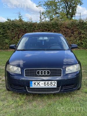 Blue Audi A3 2003 in Jelgava, with an engine capacity of 2.00 L and mileage of 420 thousand km for 799 €, photo  on AUTOMOTO.COM.LV