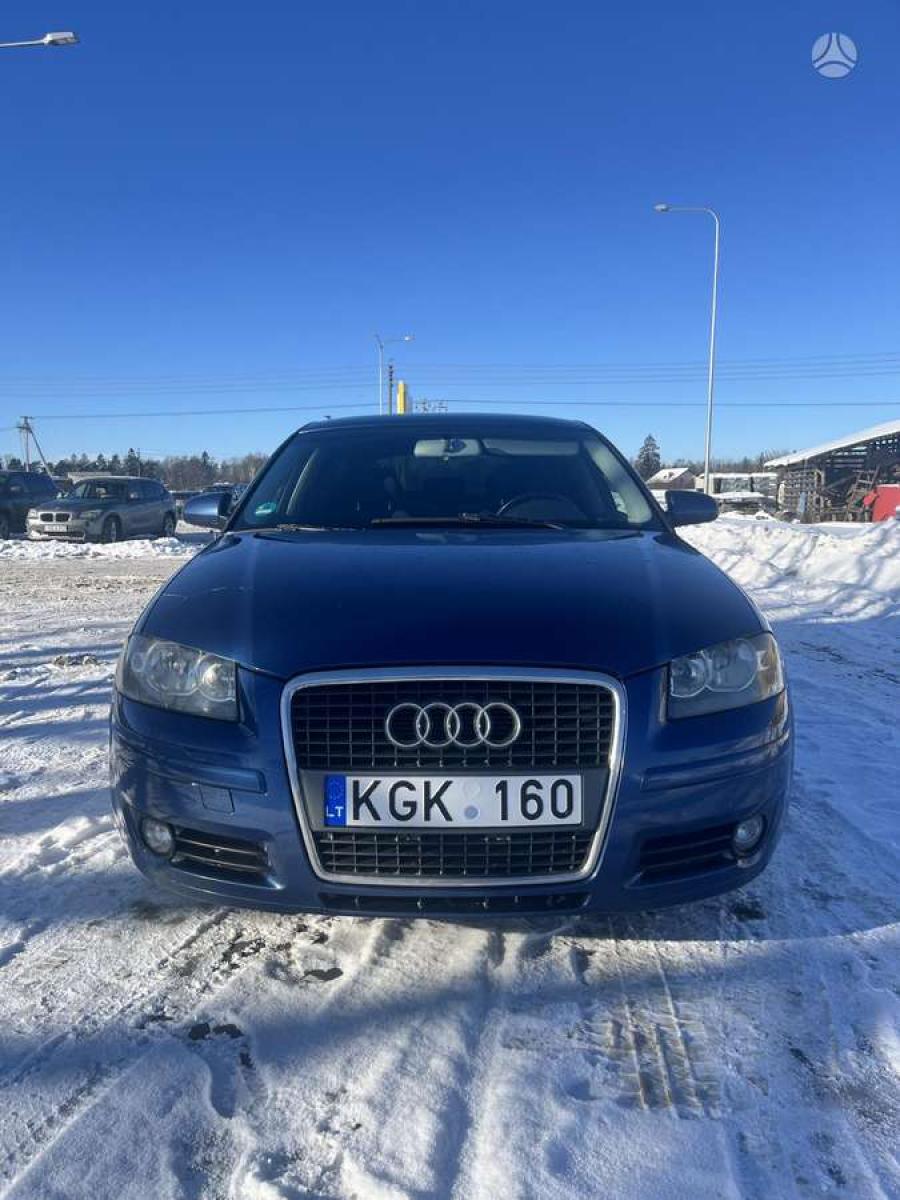Blue Audi A3 2004 in Kaunas, with an engine capacity of 1.60 L and mileage of 348 thousand km for 1700 €, photo 1 on AUTOMOTO.COM.LV