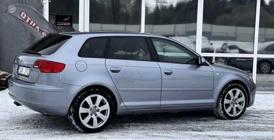 Blue Audi A3 2004 in Radviliskis, with an engine capacity of 2.00 L and mileage of 277 thousand km for 2650 €, photo 5 on AUTOMOTO.COM.LV