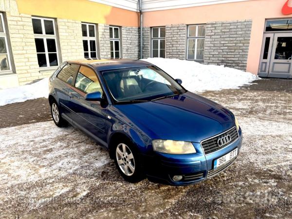 Blue Audi A3 2004 in Tallinn, with an engine capacity of 1.60 L and mileage of 326 thousand km for 1899 €, photo 3 on AUTOMOTO.COM.LV