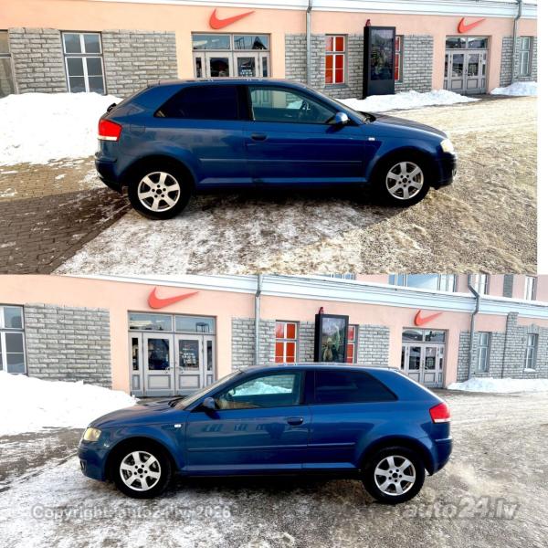 Blue Audi A3 2004 in Tallinn, with an engine capacity of 1.60 L and mileage of 326 thousand km for 1899 €, photo 5 on AUTOMOTO.COM.LV