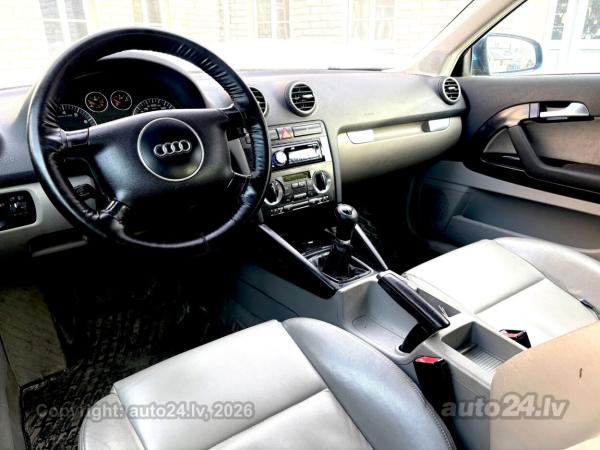 Blue Audi A3 2004 in Tallinn, with an engine capacity of 1.60 L and mileage of 326 thousand km for 1899 €, photo 7 on AUTOMOTO.COM.LV