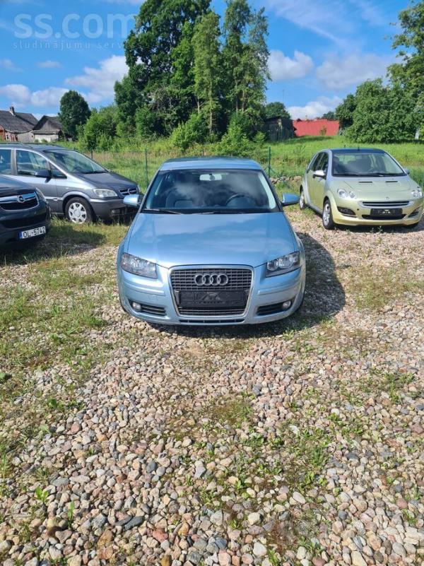 Blue Audi A3 2004 in Ludza, with an engine capacity of 1.60 L and mileage of 0 thousand km for 3850 €, photo 2 on AUTOMOTO.COM.LV