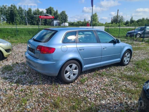 Blue Audi A3 2004 in Ludza, with an engine capacity of 1.60 L and mileage of 0 thousand km for 3850 €, photo 4 on AUTOMOTO.COM.LV