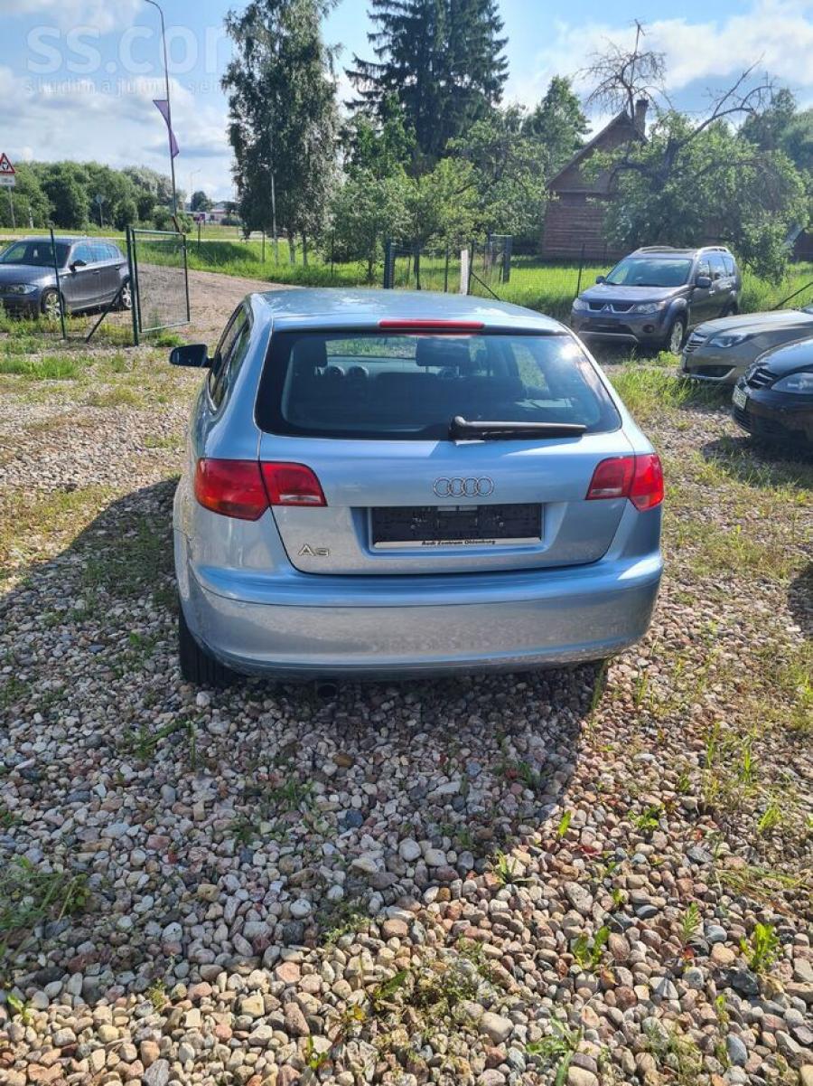 Zils Audi A3 2004 Ludza, ar dzinēja tilpumu 1.60 L un nobraukumu 0 tūkst. km par 3850 €, foto 7 vietnē AUTOMOTO.COM.LV