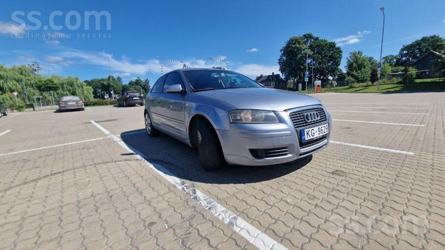 Blue Audi A3 2004 in Saldus, with an engine capacity of 2.00 L and mileage of 323 thousand km for 2400 €, photo 3 on AUTOMOTO.COM.LV