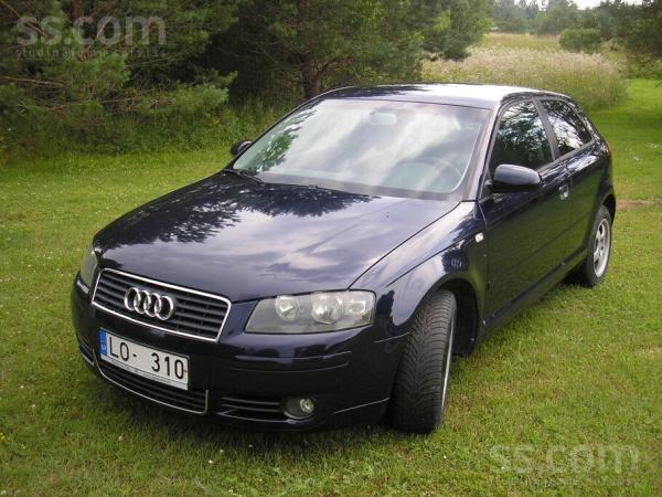 Синий Ауди А3 2004 в Рига, объемом двигателя 1.60 л и пробегом 378 тыс. км за 1850 €, фото 1 на AUTOMOTO.COM.LV