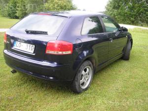 Blue Audi A3 2004 in Riga, with an engine capacity of 1.60 L and mileage of 378 thousand km for 1850 €, photo 7 on AUTOMOTO.COM.LV