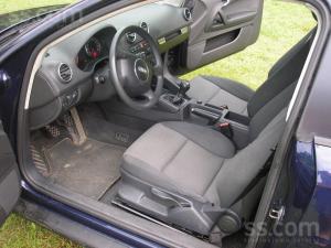 Blue Audi A3 2004 in Riga, with an engine capacity of 1.60 L and mileage of 378 thousand km for 1850 €, photo 11 on AUTOMOTO.COM.LV