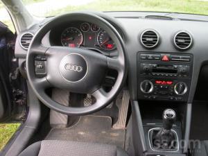 Blue Audi A3 2004 in Riga, with an engine capacity of 1.60 L and mileage of 378 thousand km for 1850 €, photo 12 on AUTOMOTO.COM.LV