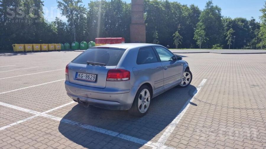 Blue Audi A3 2004 in Saldus, with an engine capacity of 2.00 L and mileage of 323 thousand km for 2200 €, photo 4 on AUTOMOTO.COM.LV