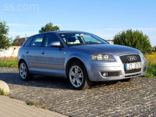 Zils Audi A3 2004 Daugavpils, ar dzinēja tilpumu 1.90 L un nobraukumu 300 tūkst. km par 2700 €, foto 2 vietnē AUTOMOTO.COM.LV