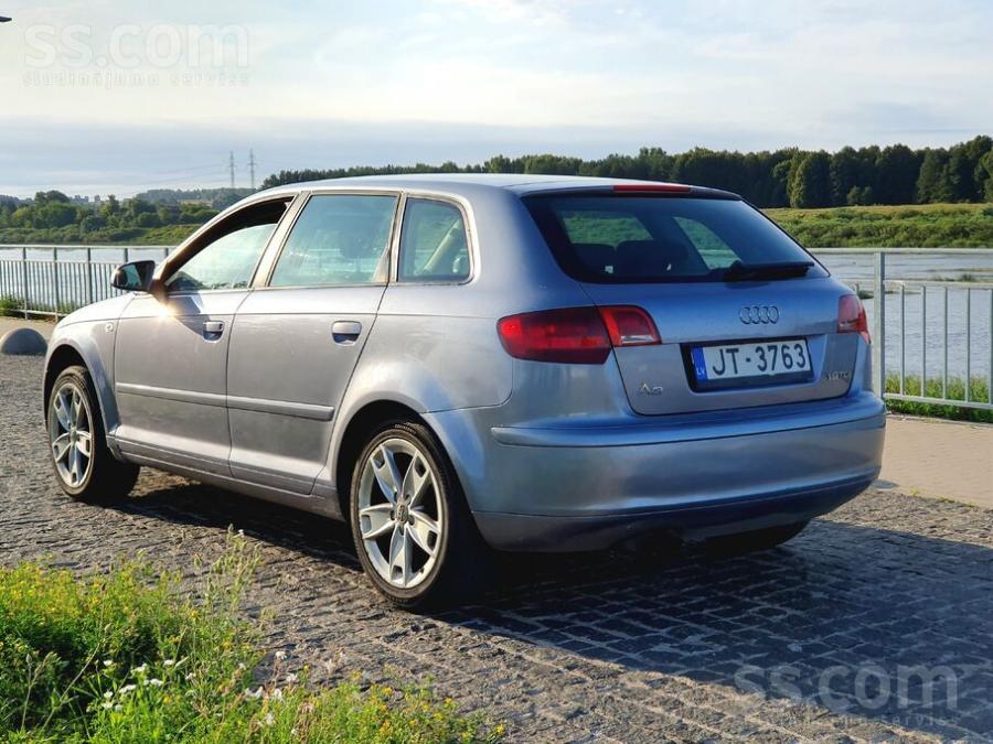 Blue Audi A3 2004 in Daugavpils, with an engine capacity of 1.90 L and mileage of 300 thousand km for 2700 €, photo 5 on AUTOMOTO.COM.LV