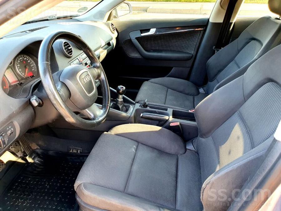 Blue Audi A3 2004 in Daugavpils, with an engine capacity of 1.90 L and mileage of 300 thousand km for 2700 €, photo 7 on AUTOMOTO.COM.LV