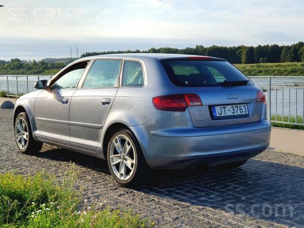 Blue Audi A3 2004 in Daugavpils, with an engine capacity of 1.90 L and mileage of 300 thousand km for 2700 €, photo 4 on AUTOMOTO.COM.LV