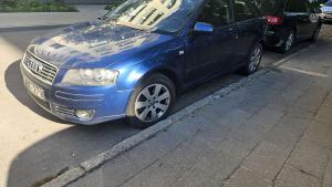 Blue Audi A3 2004 in Vilnius, with an engine capacity of 1.97 L and mileage of 430 thousand km for 999 €, photo 4 on AUTOMOTO.COM.LV