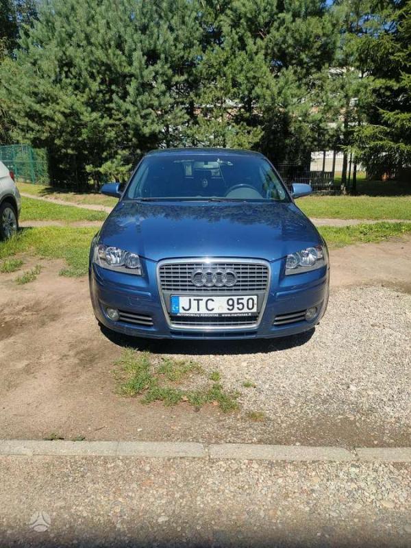 Blue Audi A3 2004 in Rokiskis, with an engine capacity of 1.97 L and mileage of 424 thousand km for 2000 €, photo 1 on AUTOMOTO.COM.LV