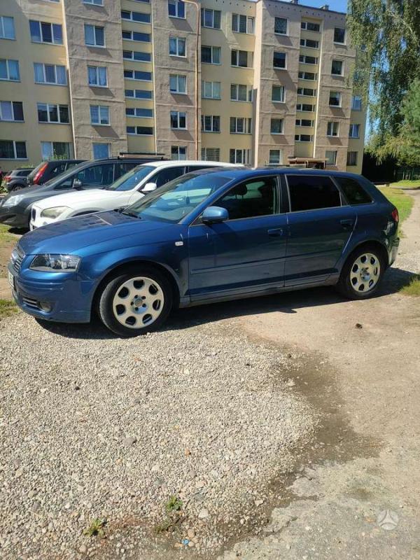 Blue Audi A3 2004 in Rokiskis, with an engine capacity of 1.97 L and mileage of 424 thousand km for 2000 €, photo 3 on AUTOMOTO.COM.LV