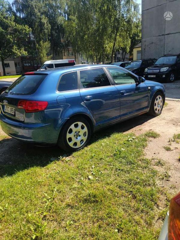 Blue Audi A3 2004 in Rokiskis, with an engine capacity of 1.97 L and mileage of 424 thousand km for 2000 €, photo 4 on AUTOMOTO.COM.LV