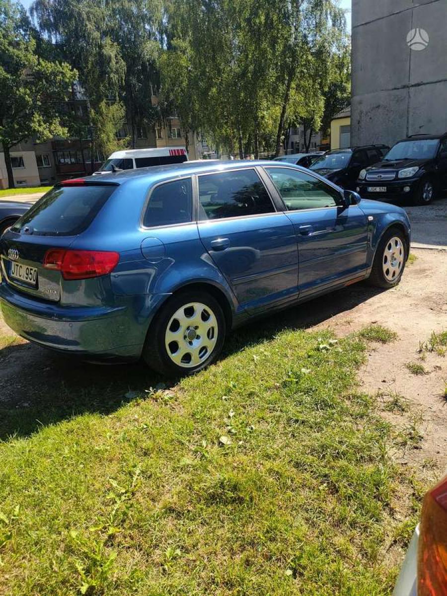 Синий Ауди А3 2004 в Рокишкис, объемом двигателя 1.97 л и пробегом 424 тыс. км за 2000 €, фото 4 на AUTOMOTO.COM.LV