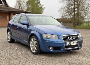 Blue Audi A3 2004 in Ogre, with an engine capacity of 2.00 L and mileage of 488 thousand km for 1600 €, photo  on AUTOMOTO.COM.LV