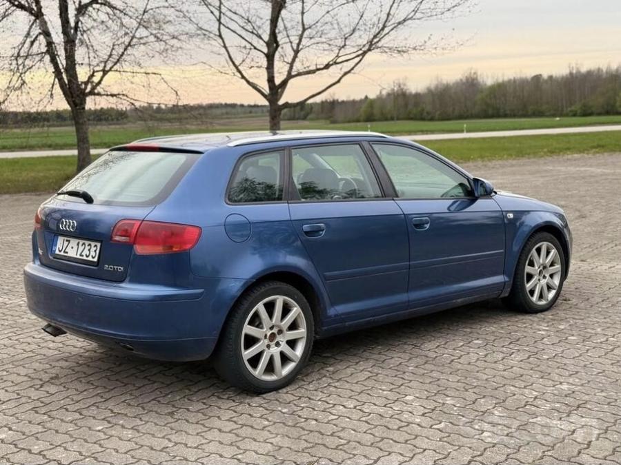 Blue Audi A3 2004 in Ogre, with an engine capacity of 2.00 L and mileage of 488 thousand km for 1600 €, photo 3 on AUTOMOTO.COM.LV
