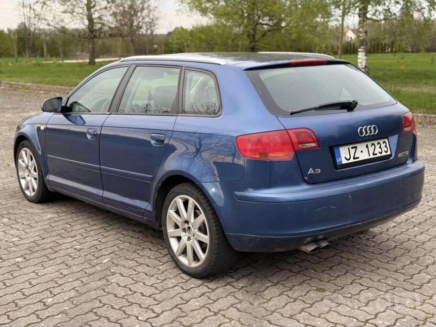 Blue Audi A3 2004 in Ogre, with an engine capacity of 2.00 L and mileage of 488 thousand km for 1600 €, photo 4 on AUTOMOTO.COM.LV