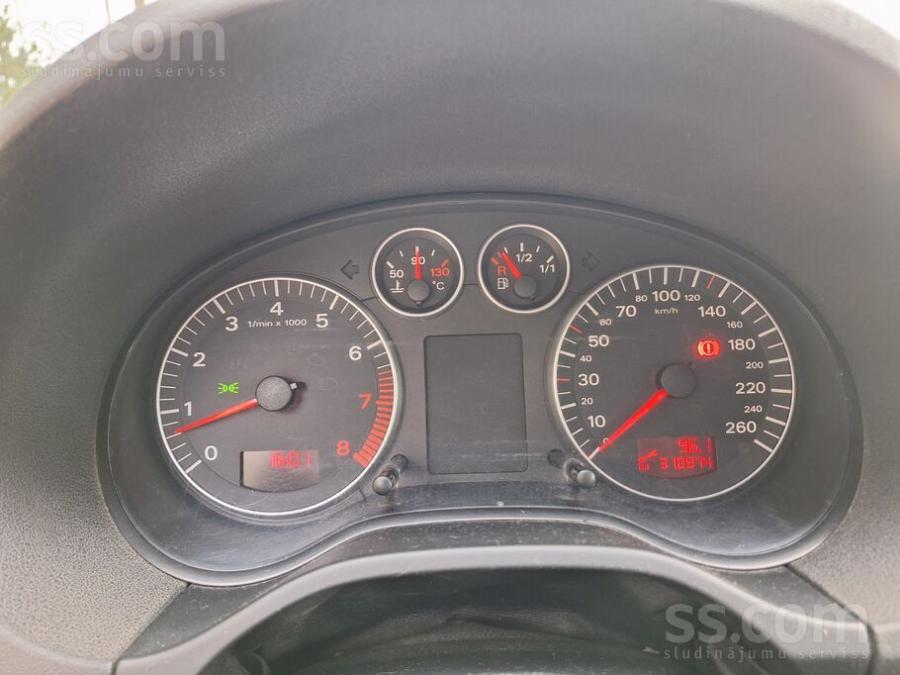 Синий Ауди А3 2004 в Елгава, объемом двигателя 1.60 л и пробегом 311 тыс. км за 950 €, фото 15 на AUTOMOTO.COM.LV