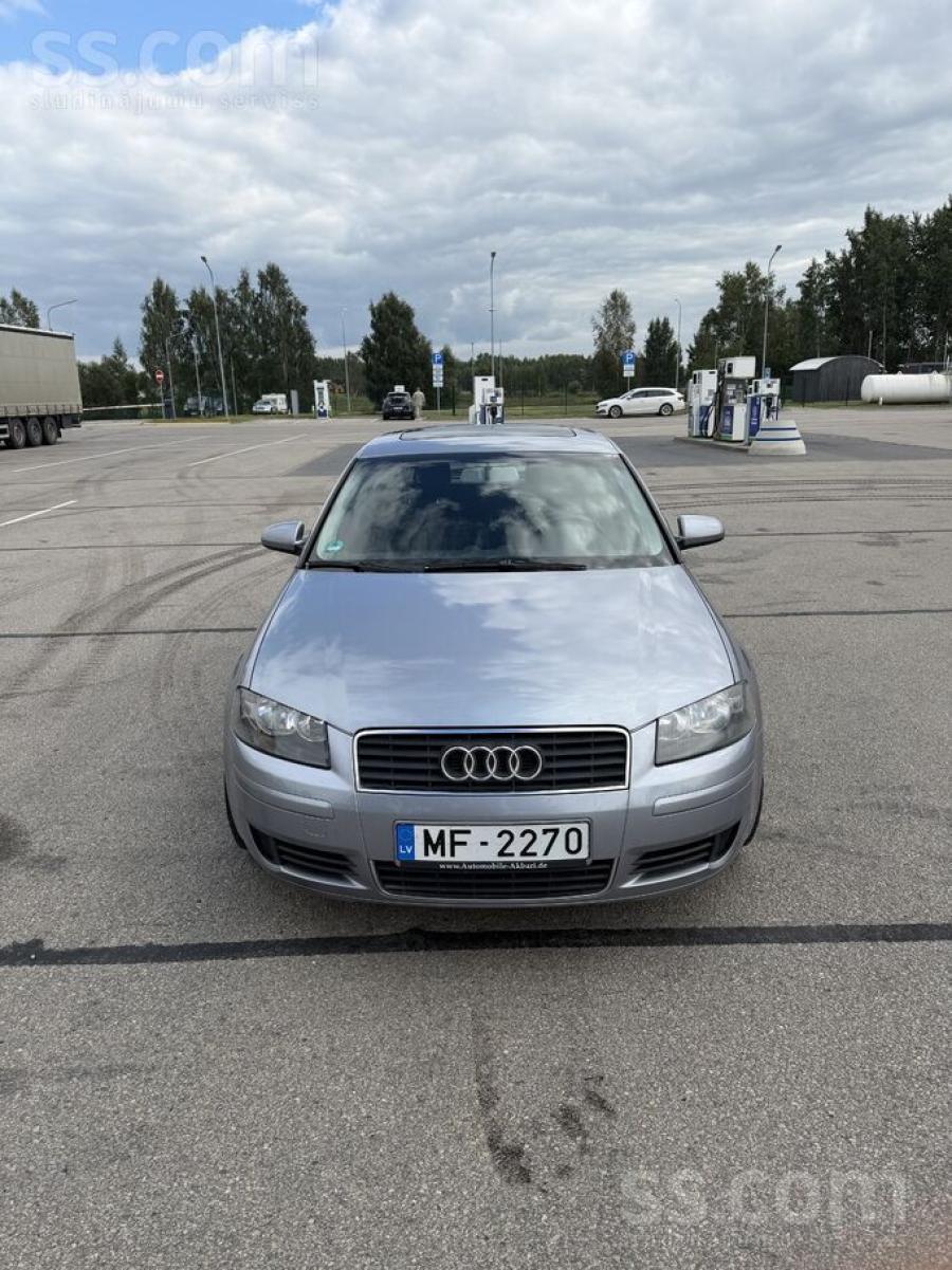 Blue Audi A3 2004 in Riga, with an engine capacity of 1.90 L and mileage of 298 thousand km for 1500 €, photo 6 on AUTOMOTO.COM.LV