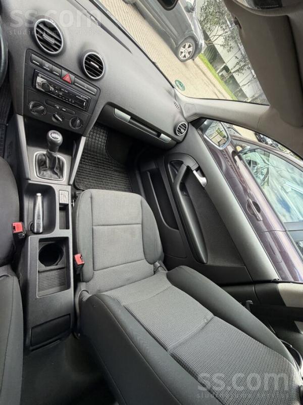 Blue Audi A3 2004 in Riga, with an engine capacity of 1.90 L and mileage of 298 thousand km for 1500 €, photo 10 on AUTOMOTO.COM.LV