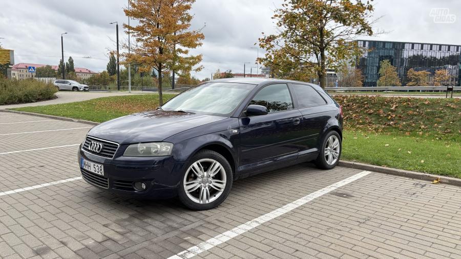Blue Audi A3 2004 in Vilnius, with an engine capacity of 1.90 L and mileage of 382 thousand km for 1300 €, photo 1 on AUTOMOTO.COM.LV