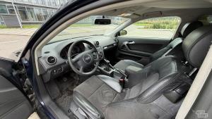 Blue Audi A3 2004 in Vilnius, with an engine capacity of 1.90 L and mileage of 382 thousand km for 1300 €, photo 9 on AUTOMOTO.COM.LV