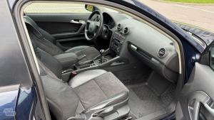 Blue Audi A3 2004 in Vilnius, with an engine capacity of 1.90 L and mileage of 382 thousand km for 1300 €, photo 10 on AUTOMOTO.COM.LV