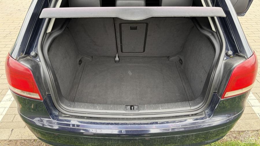 Blue Audi A3 2004 in Vilnius, with an engine capacity of 1.90 L and mileage of 382 thousand km for 1300 €, photo 12 on AUTOMOTO.COM.LV