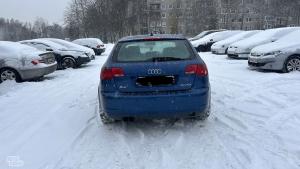 Blue Audi A3 2005 in Kaunas, with an engine capacity of 2.00 L and mileage of 393 thousand km for 1500 €, photo 5 on AUTOMOTO.COM.LV