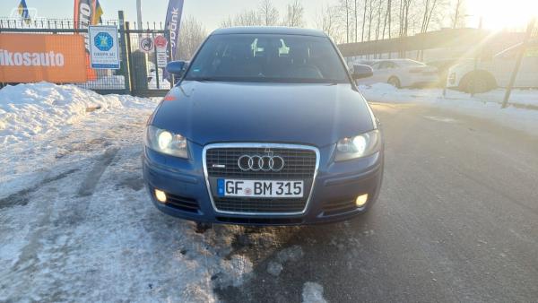 Blue Audi A3 2005 in Kaunas, with an engine capacity of 2.00 L and mileage of 268 thousand km for 4750 €, photo 2 on AUTOMOTO.COM.LV