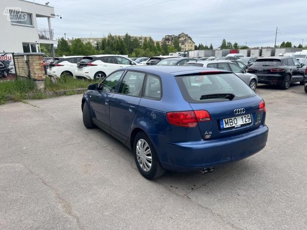 Blue Audi A3 2005 in Siauliai, with an engine capacity of 2.00 L and mileage of 223 thousand km for 849 €, photo 6 on AUTOMOTO.COM.LV