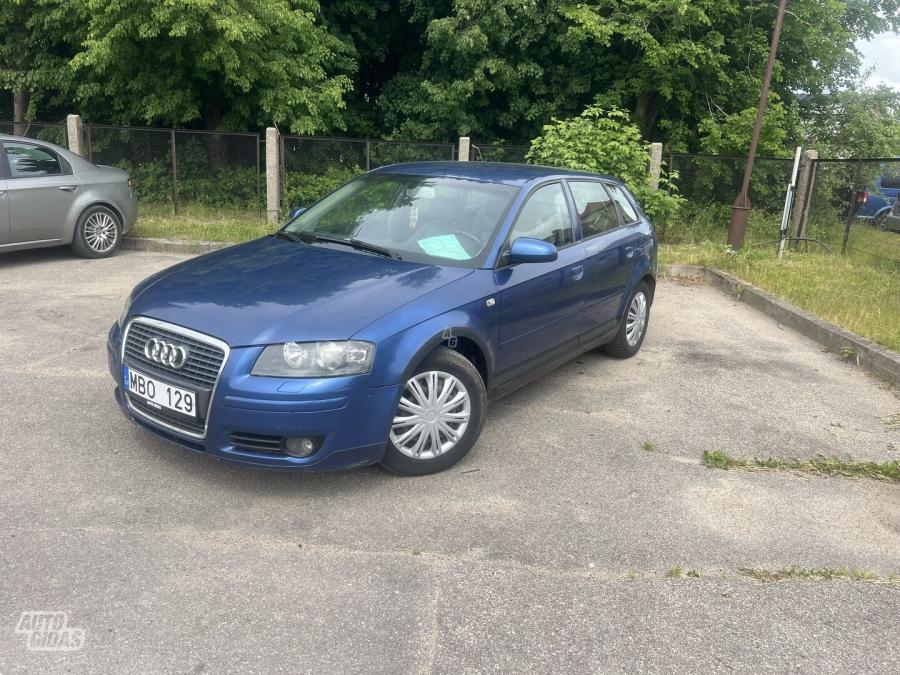 Blue Audi A3 2005 in Siauliai, with an engine capacity of 2.00 L and mileage of 224 thousand km for 899 €, photo 1 on AUTOMOTO.COM.LV