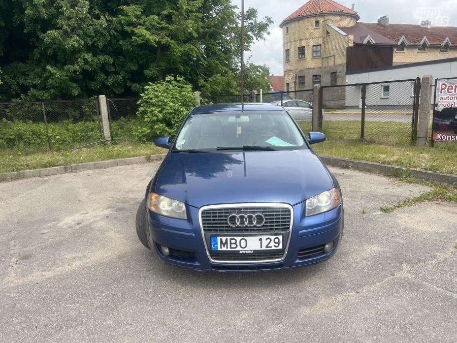 Blue Audi A3 2005 in Siauliai, with an engine capacity of 2.00 L and mileage of 224 thousand km for 899 €, photo 3 on AUTOMOTO.COM.LV