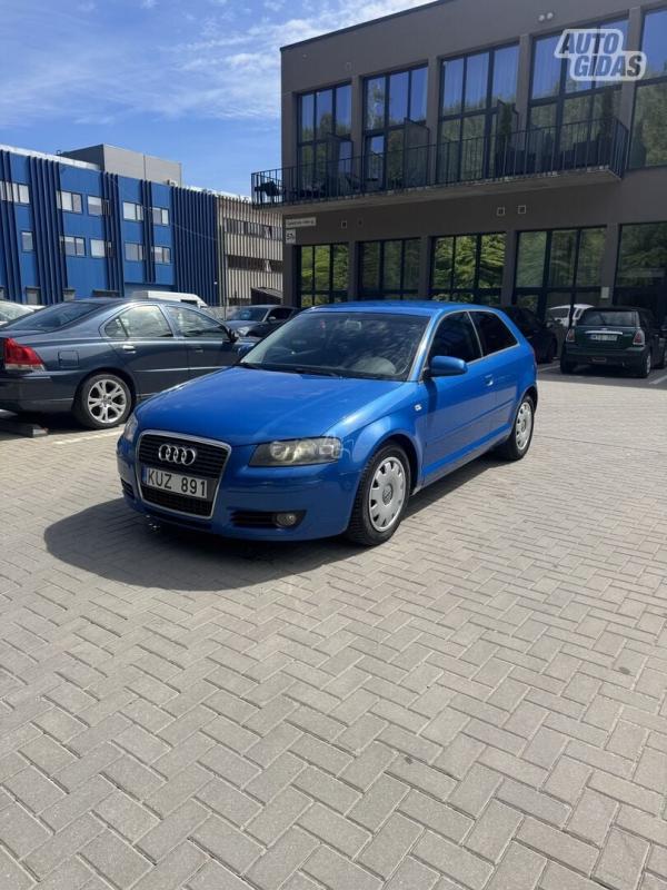 Blue Audi A3 2005 in Vilnius, with an engine capacity of 2.00 L and mileage of 397 thousand km for 2300 €, photo 1 on AUTOMOTO.COM.LV